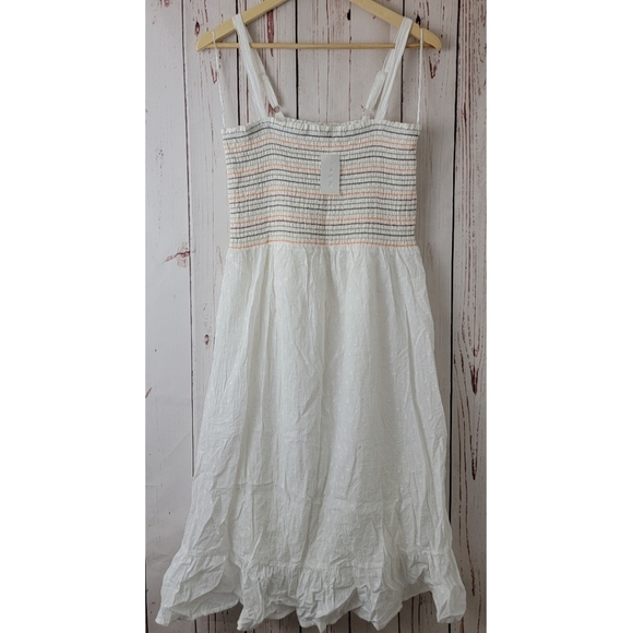 Mia & Tess | Dresses | Nwt White Rainbow Mia Tess Sundress Stretch Bust ...